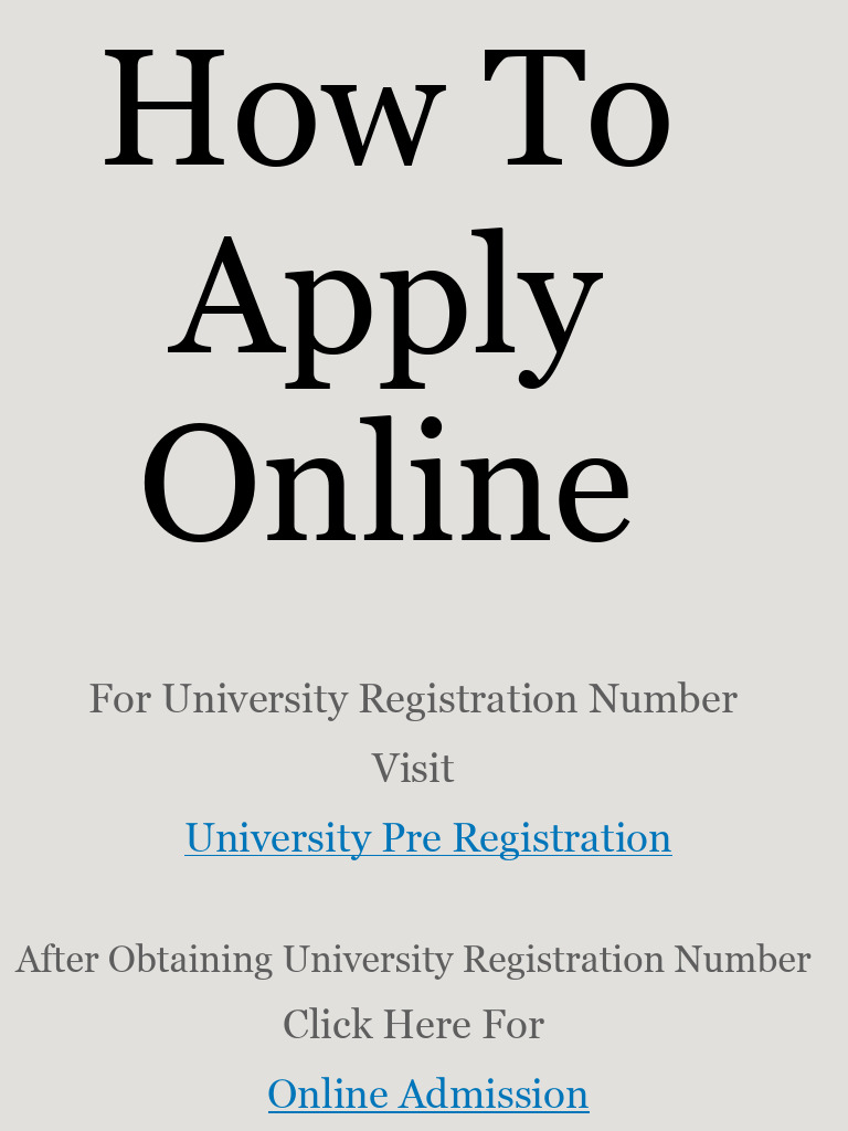 Online University Registration Guide | PDF | Qualifications | Educational Stages