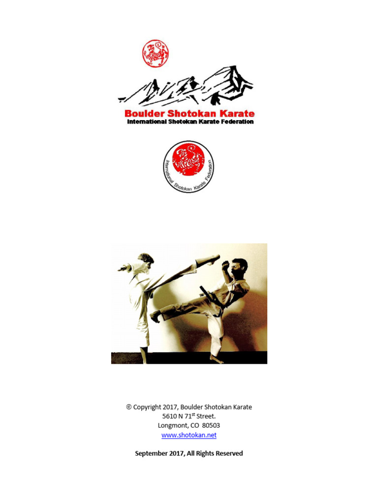 Karate Training Program | PDF | Karate | Japanese Martial Arts