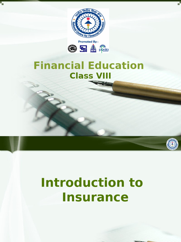 Types of Insurance PPT Grade 8 | PDF