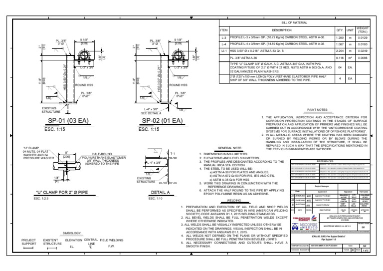 8031-0310-MMEP-01-000-PI-DD-00001_01 | PDF | Pipe (Fluid Conveyance) | Corrosion