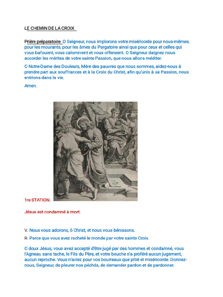 Chemin de Croix | PDF
