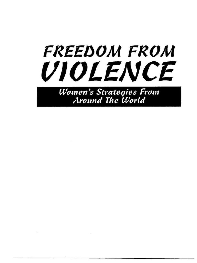 Freedom From Violence Book | PDF