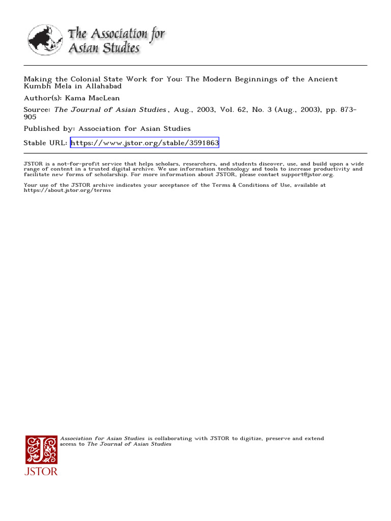 MacLean MakingColonialState 2003 | PDF