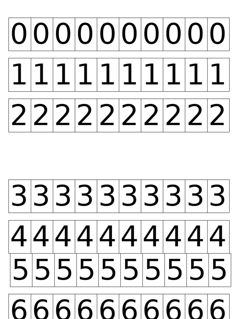 LIBRO MOVIL Los Numeros | PDF