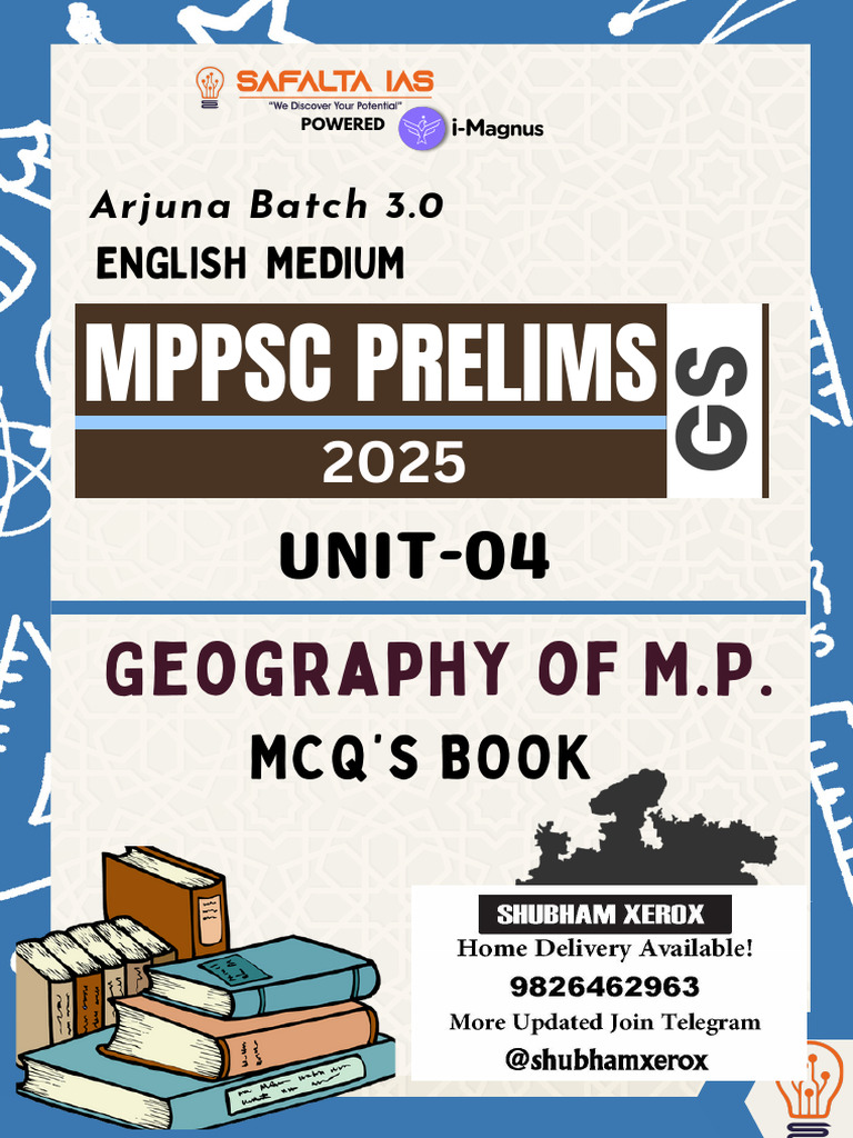 MP Geography Unit-4 MCQ's With Solutions EM | PDF | Trees