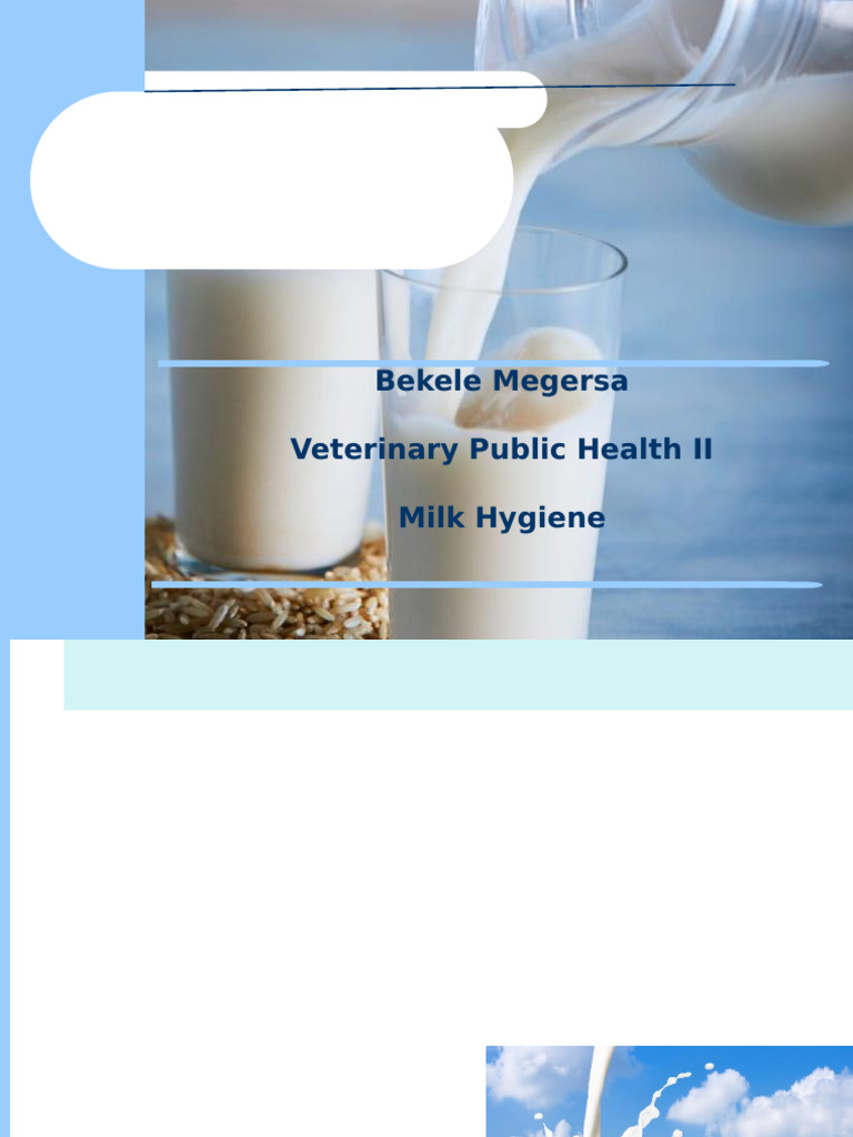 Milk Hygiene and Quality Factors | PDF | Milk | Dairy