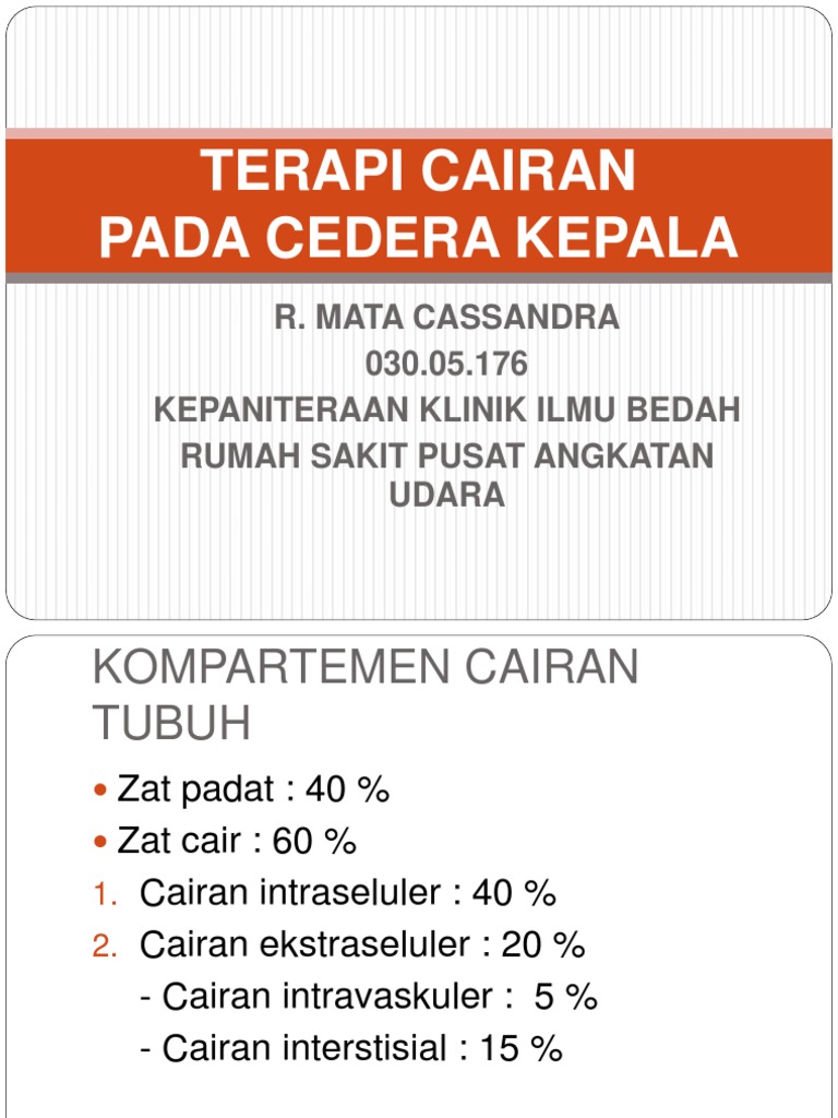 Terapi Cairan | PDF