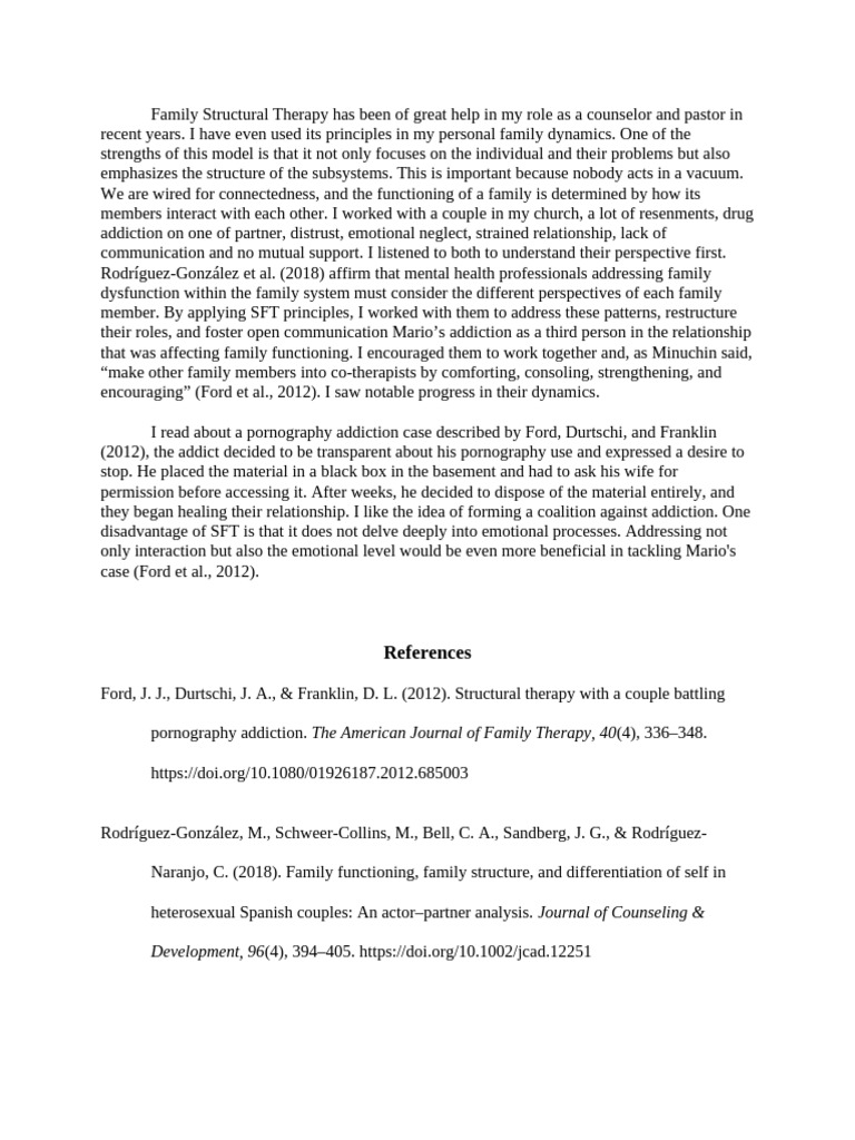 Family Structural Therapy | PDF | Psychotherapy | Psychological Concepts