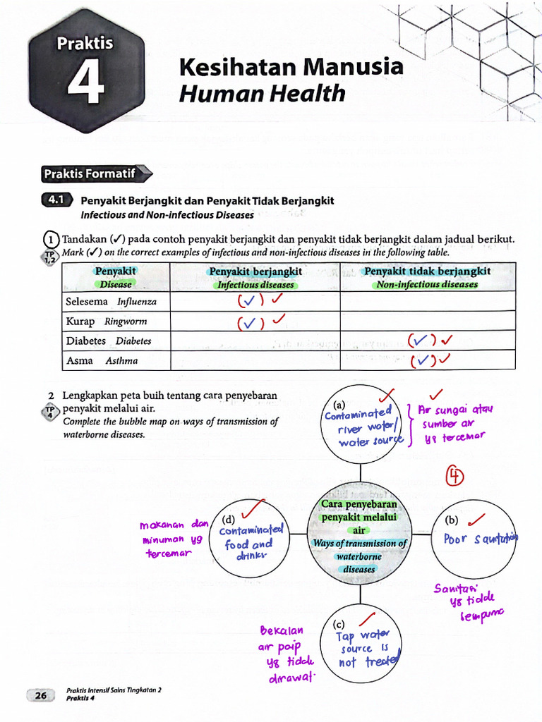 Chapter 4 Human Health Kesihatan Manusia Pdf