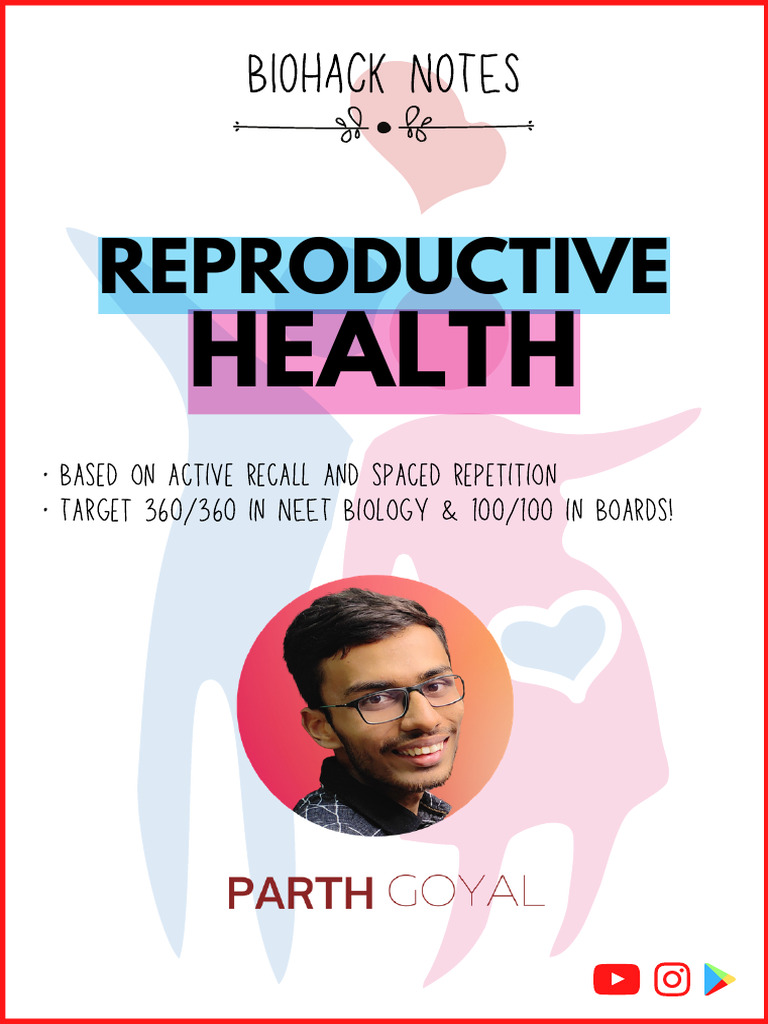 Reproductive Health Biohack Notes | PDF | Combined Oral Contraceptive ...