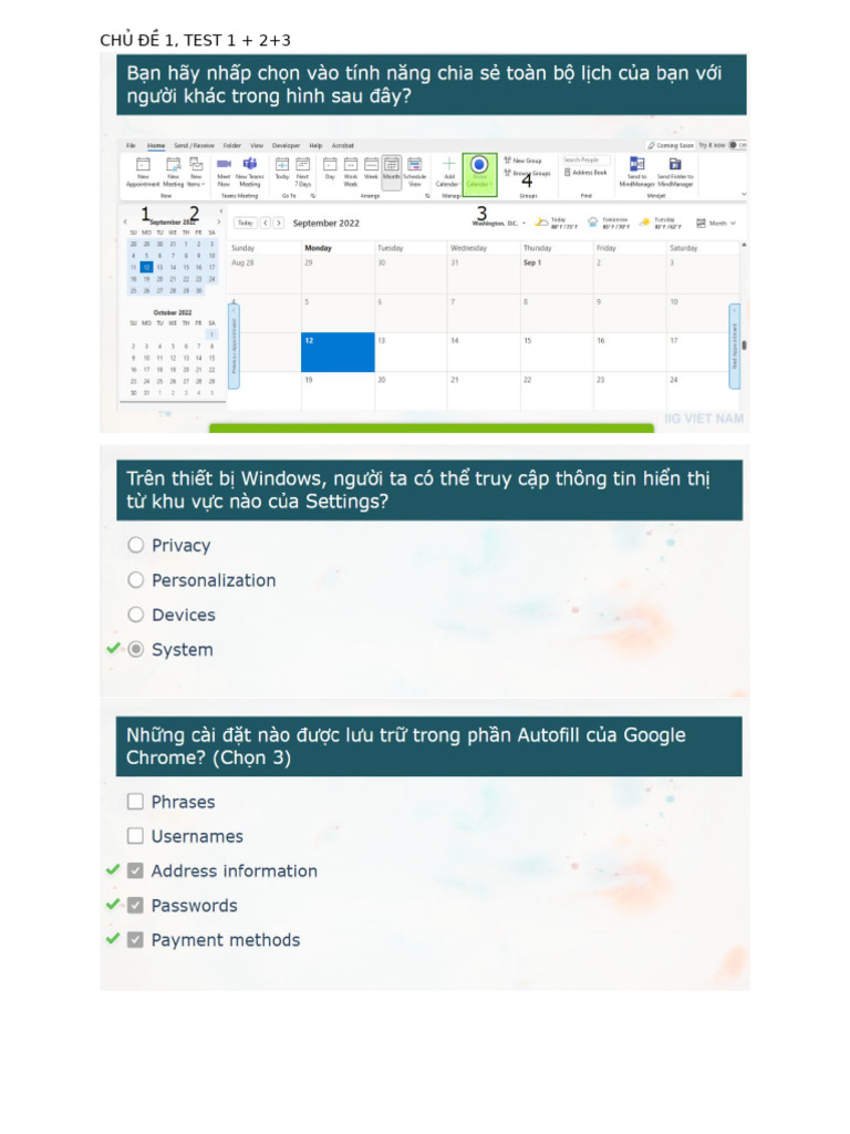 Đáp Án 7 Chủ Đề Ic3 Gs6 Level 2 | PDF