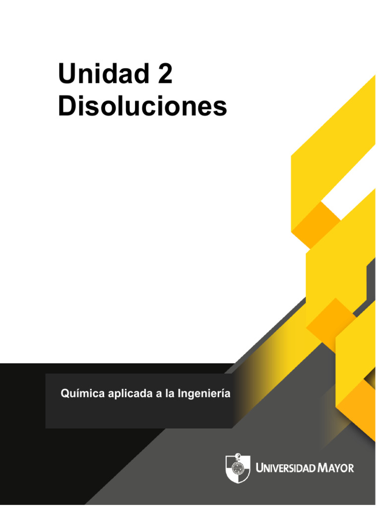 Contenido Activador (Unidad 2) Soluciones | PDF | Concentración | Solubilidad