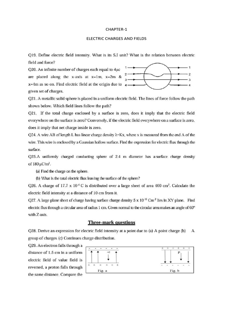 WS 06 Electrostatics | PDF