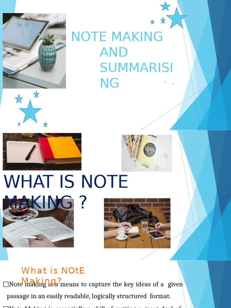 Note Making Class 11 | PDF | Knowledge | Information
