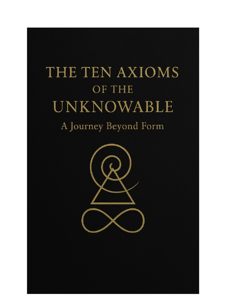 The Ten Axioms of The Unknowable | PDF | Geometry | Space
