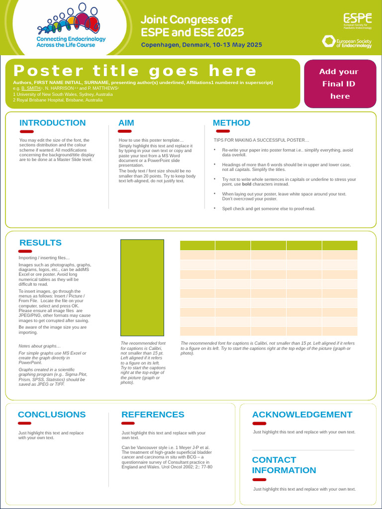Poster Template Editing Guide | PDF | Microsoft Word | Graphic Design