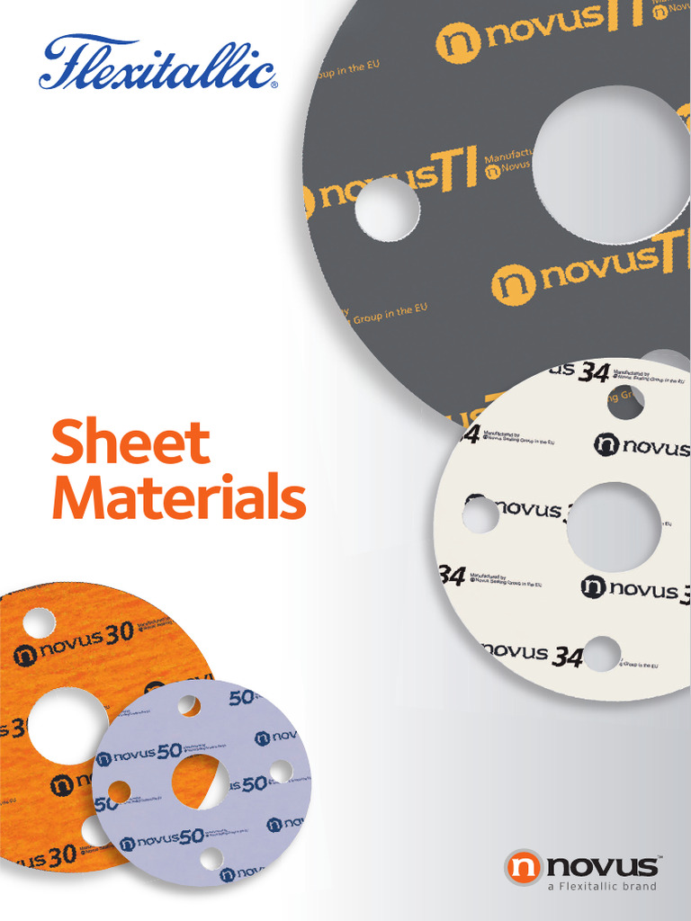 Novus Gasket Material Selection Guide | PDF | Mechanical Engineering ...