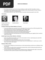 Aims of the Big Three at Versailles | PDF | World War I Reparations ...