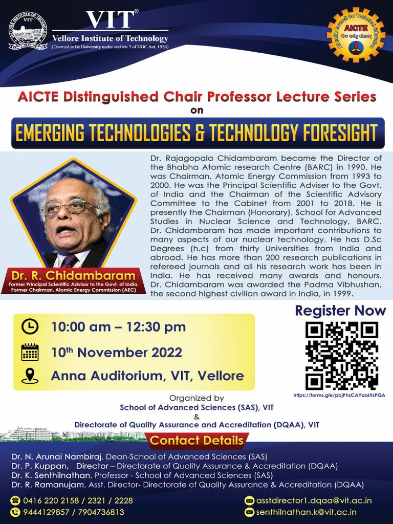 AICTE-VIT DCP Lecture Series 10-11-2022 | PDF