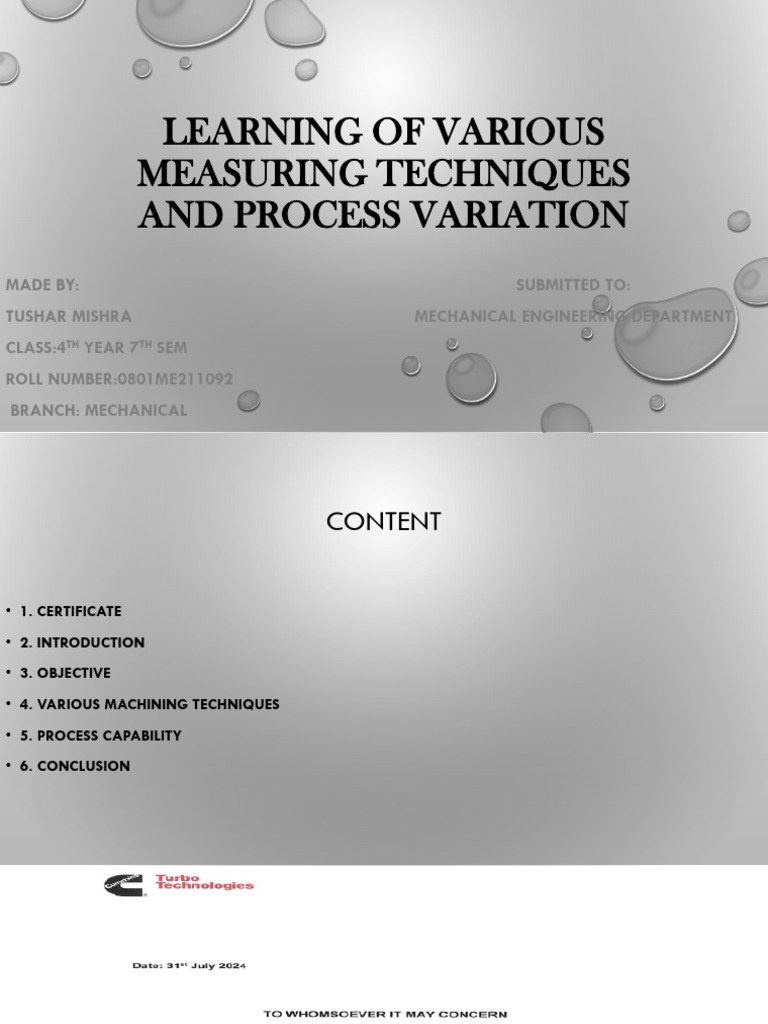 Measuring Techniques in Quality Control | PDF | Hardness | Surface ...
