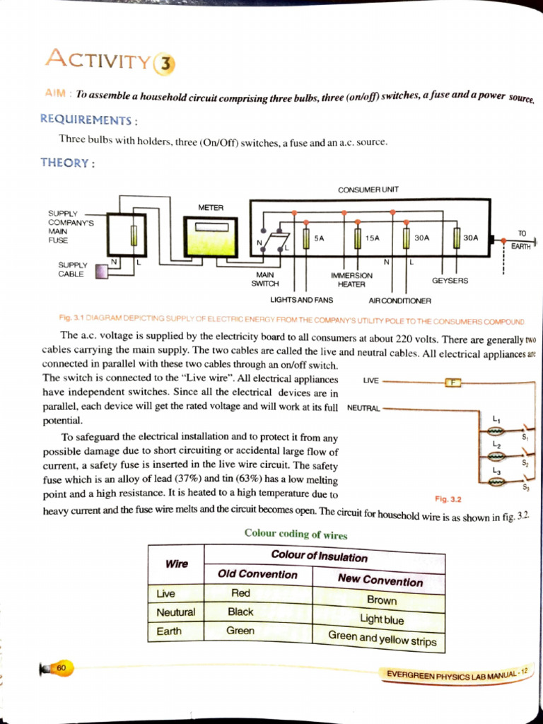 Physics Activity Class 12 | PDF | Series And Parallel Circuits | Fuse (Electrical)