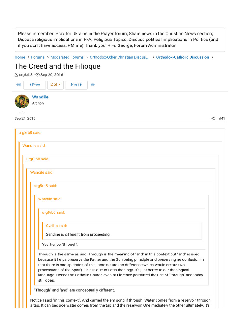 The Creed and The Filioque - Page 2 | PDF | Christian Denominational ...