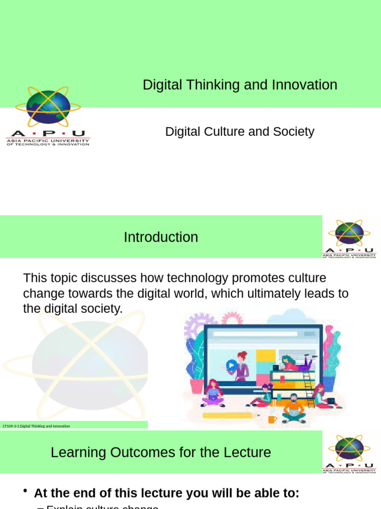 Impact of Technology on Digital Culture | PDF | Communication | Innovation