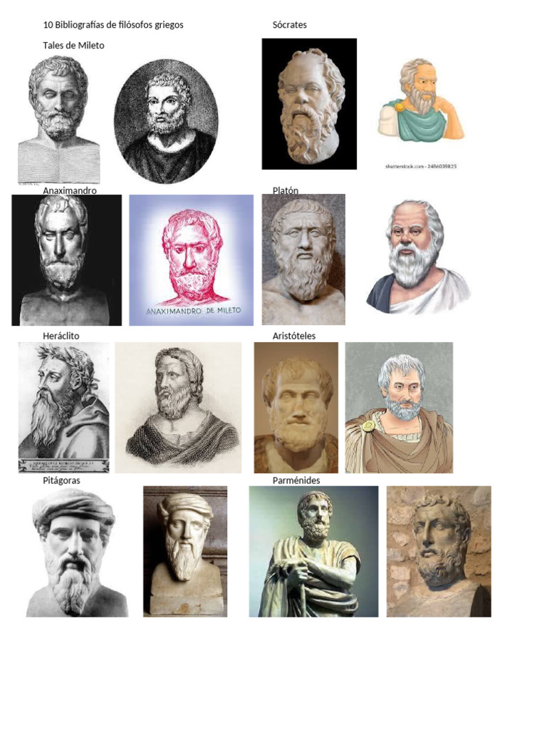 10 Bibliografías de Filósofos | PDF