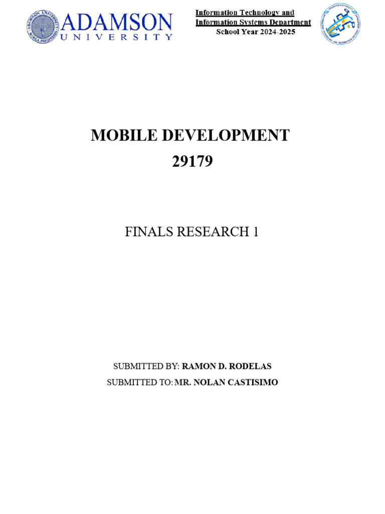 Mobdev Cover2cover Pdf Mobile App Software Testing