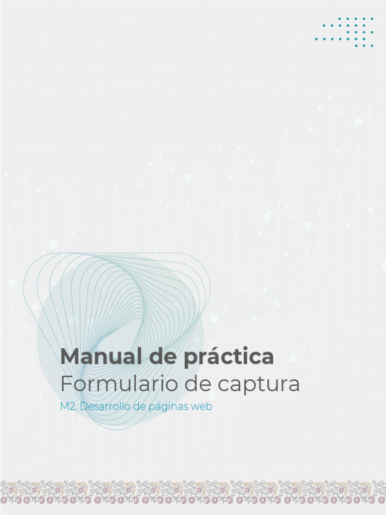 M2 - Practica 1 - FormularioCaptura | PDF
