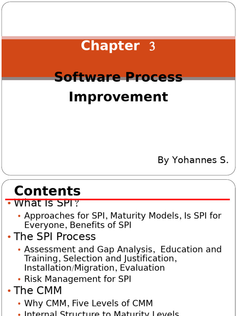 Lecturenote - 104647673chapter 3 - Software Process Improvement ...