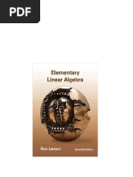 Elementary Linear Algebra 9th Edition | PDF