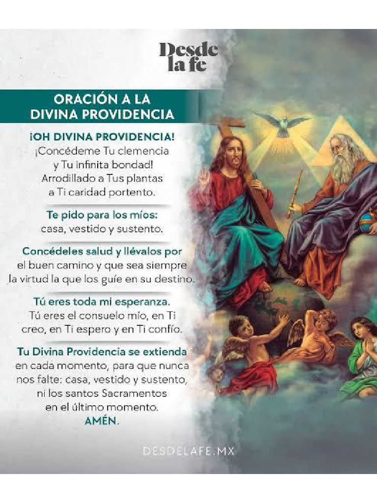 oración a la divina providencia | PDF