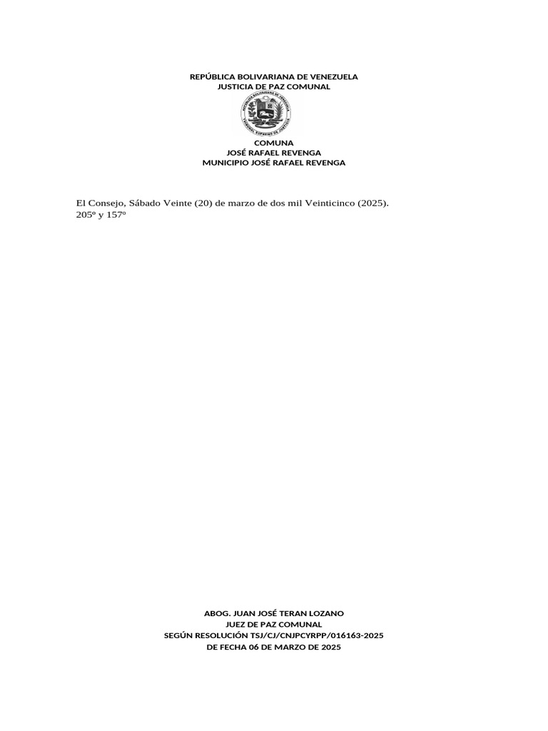 Membrete Comunal | PDF