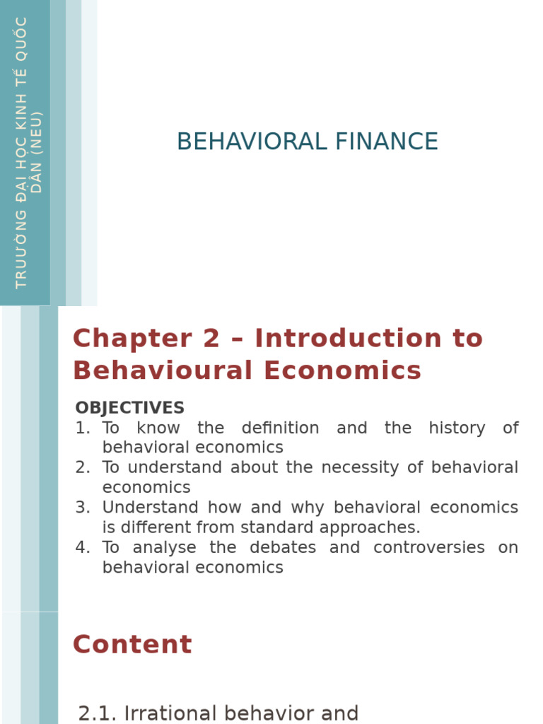 Slides Ch2 - Behavioral Economics Model | PDF | Behavioral Economics ...