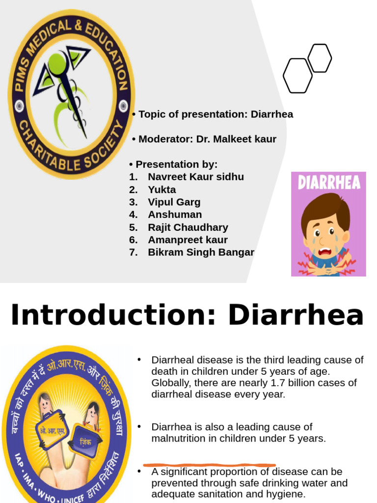 Diarrhea Complete | PDF | Diarrhea | Cholera