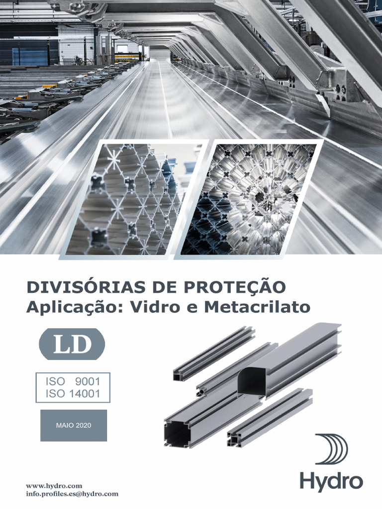 Perfiles de Aluminio Extruidos Hydro | PDF