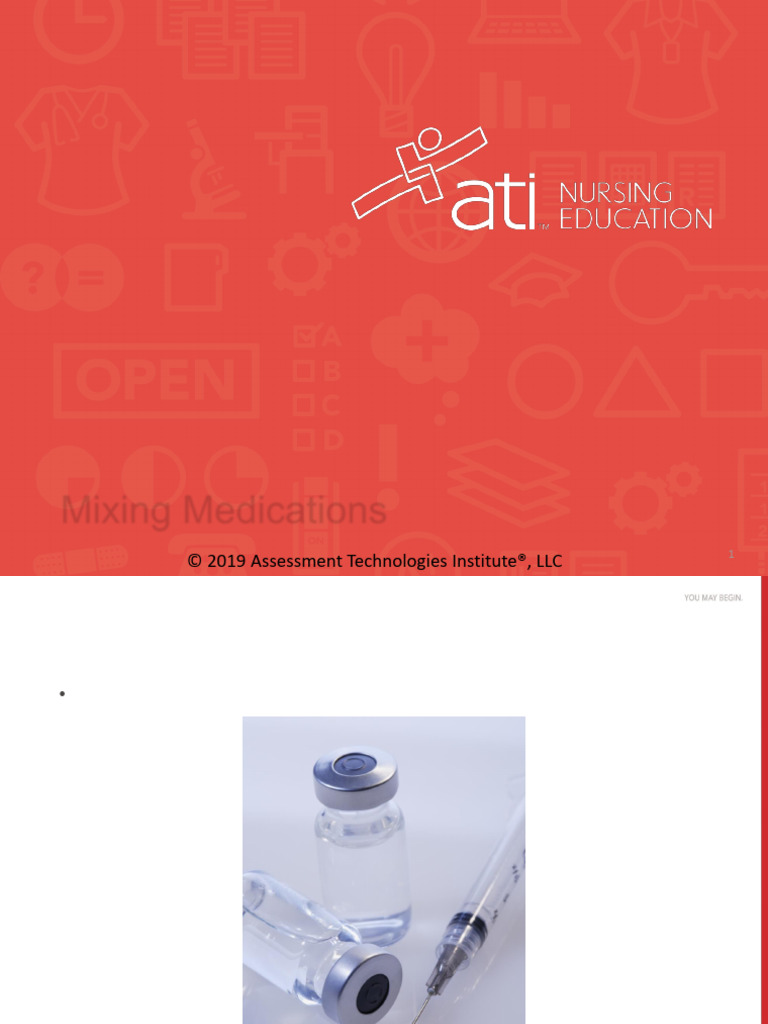 Mixing Medications: Guidelines and Steps | PDF | Syringe | Insulin