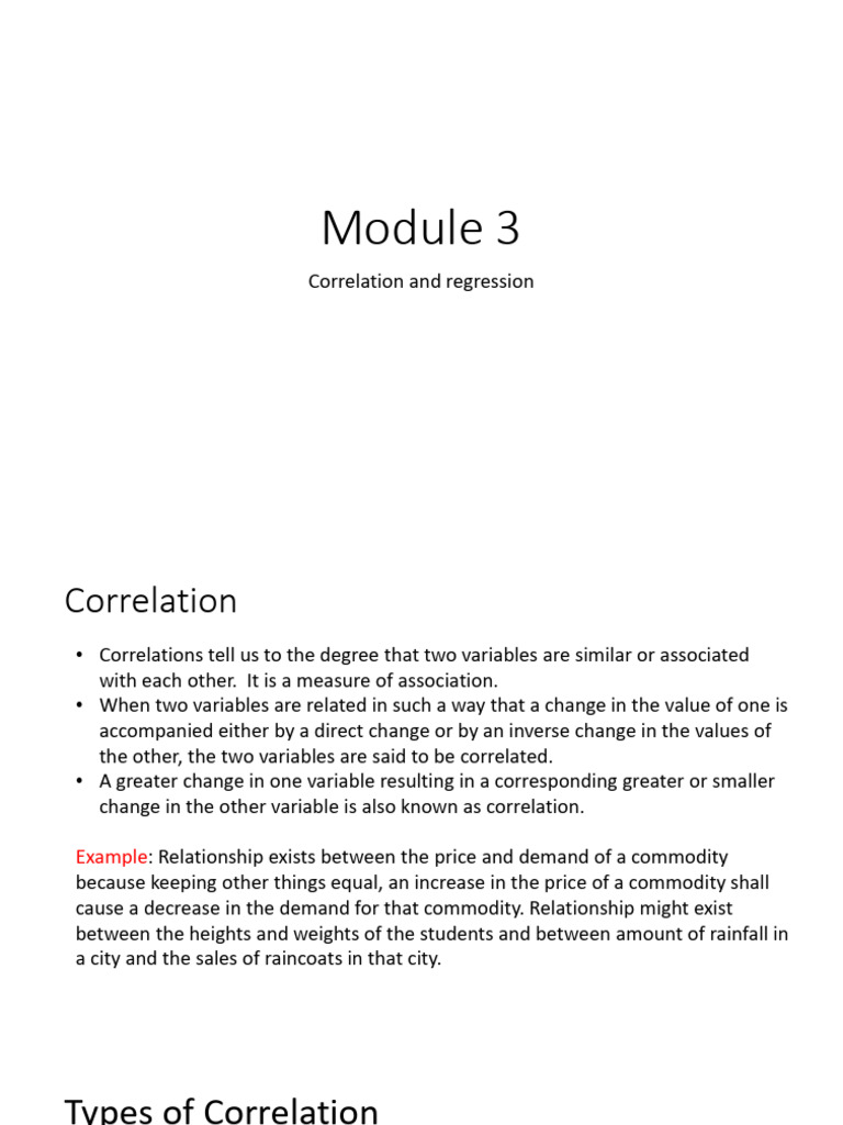 5-Correlation and Rank Correlation-03!02!2025 | PDF | Linear Regression ...