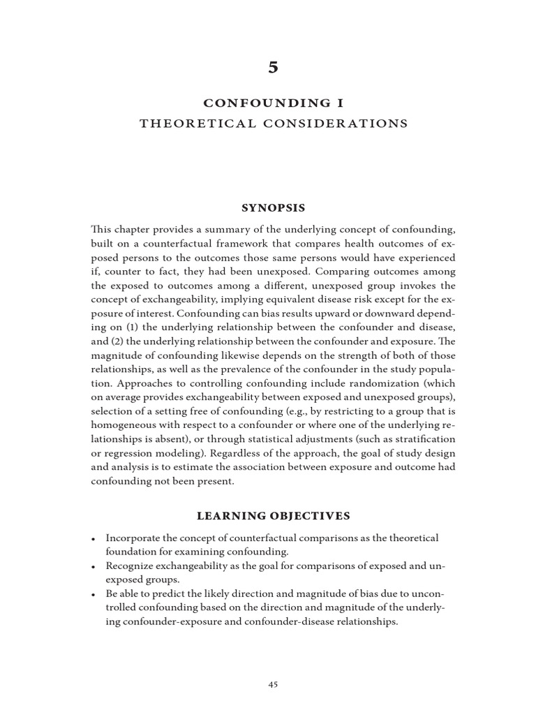 Inference Causal - Epidemiology | PDF | Confounding | Epidemiology