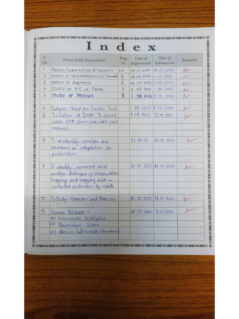 BIOLOGY PRACTICAL FILE ?? | PDF