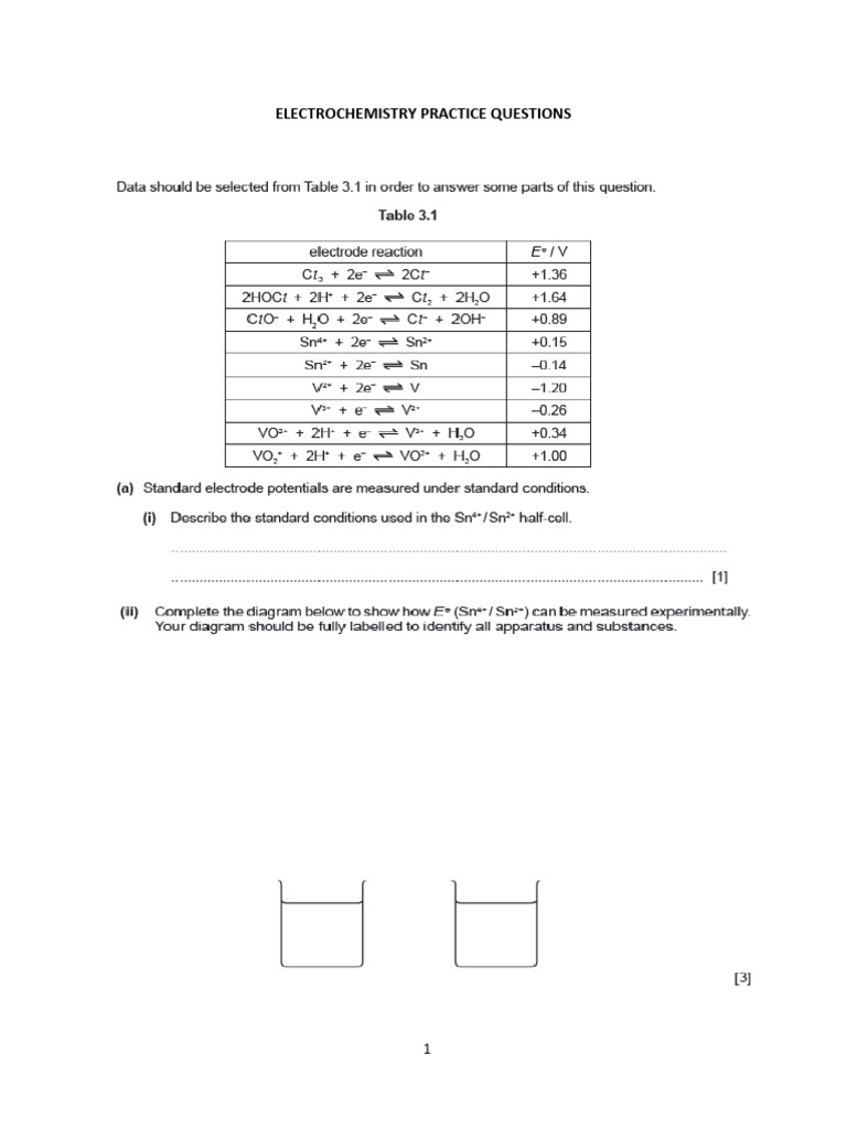 Upper 6 Electro Practice Questions | PDF
