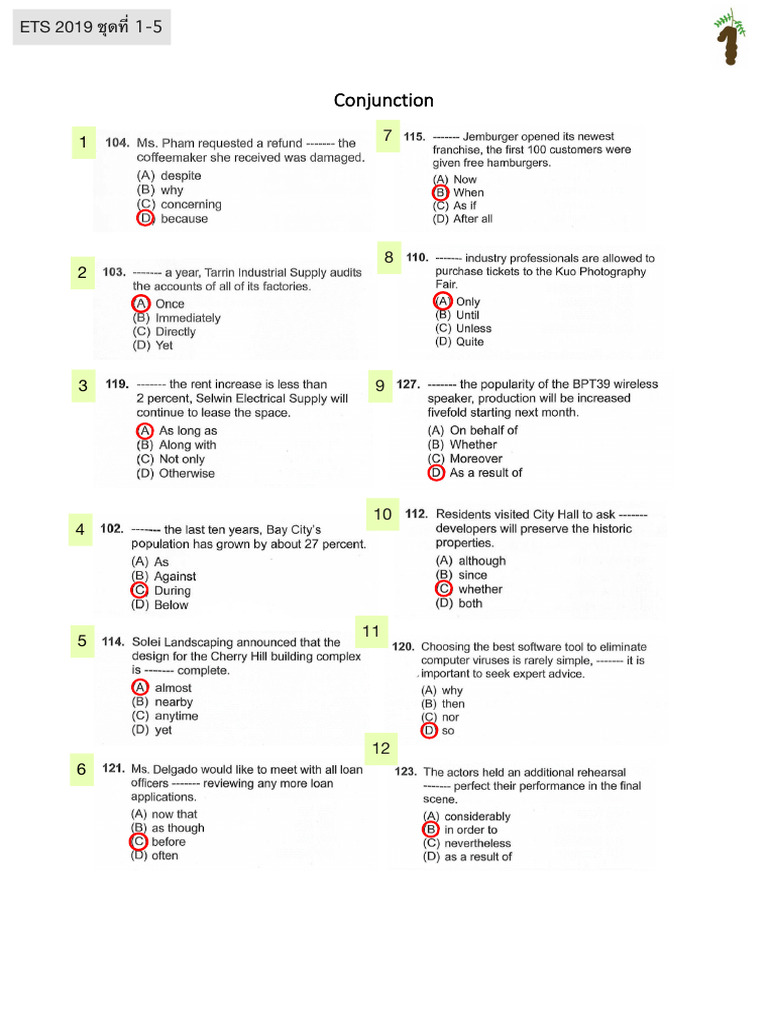 Conjunction + Key | PDF