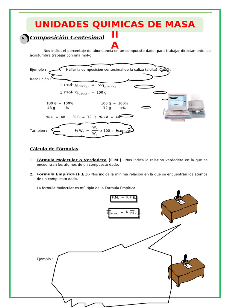Unidades Quimicas de Masa II | PDF | Cloro | Benceno