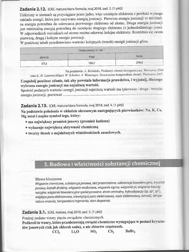 3 DZIA__ Budowa i W_as_ciwos_ci Substancji Chemicznej | PDF