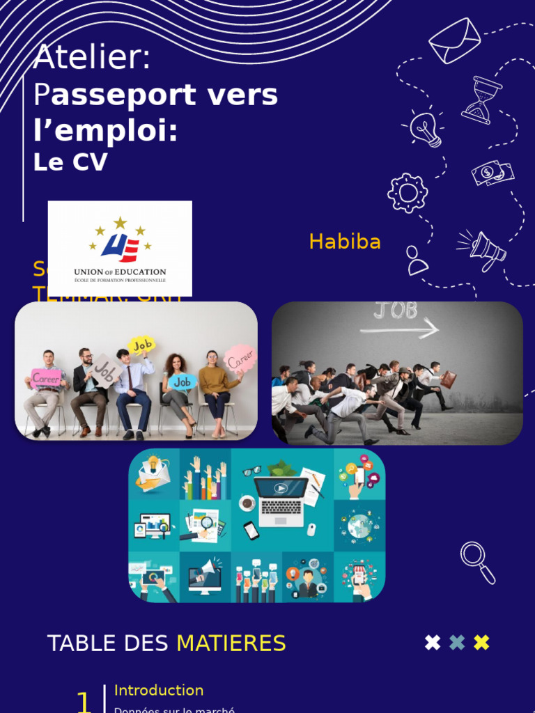 Atelier: Rédiger un CV efficace | PDF | Logiciel