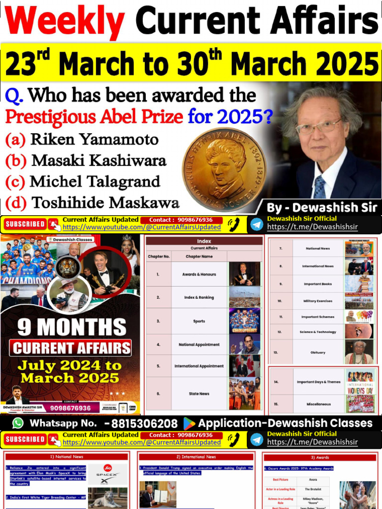 23rd March To 30th March 2025 | PDF