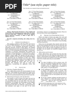 IEEE A4 Conference Paper Template | PDF | International System Of Units ...