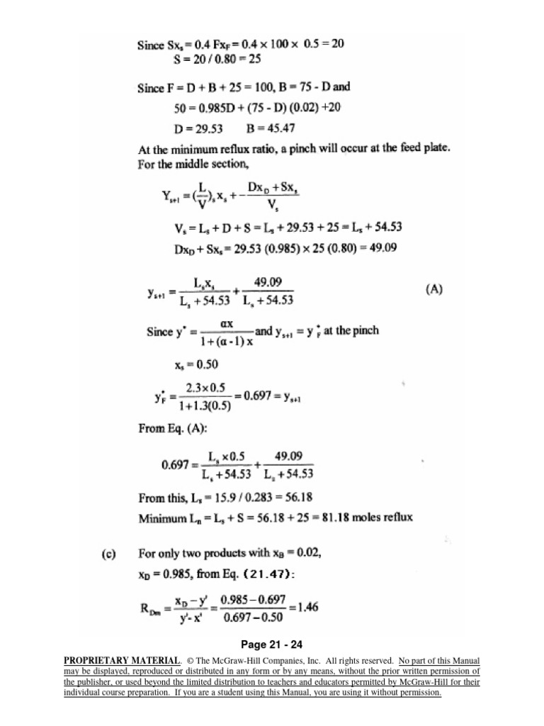 [Solutions Manual] Unit operations of chemical engineering - McCabe ...