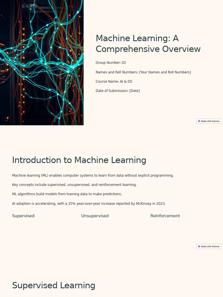 Machine Learning A Comprehensive Overview | PDF | Machine Learning | Information Science